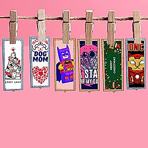 Blank Bookmark 100pcs Metal Bookmark with Dents for Sublimation Printing (Silver)