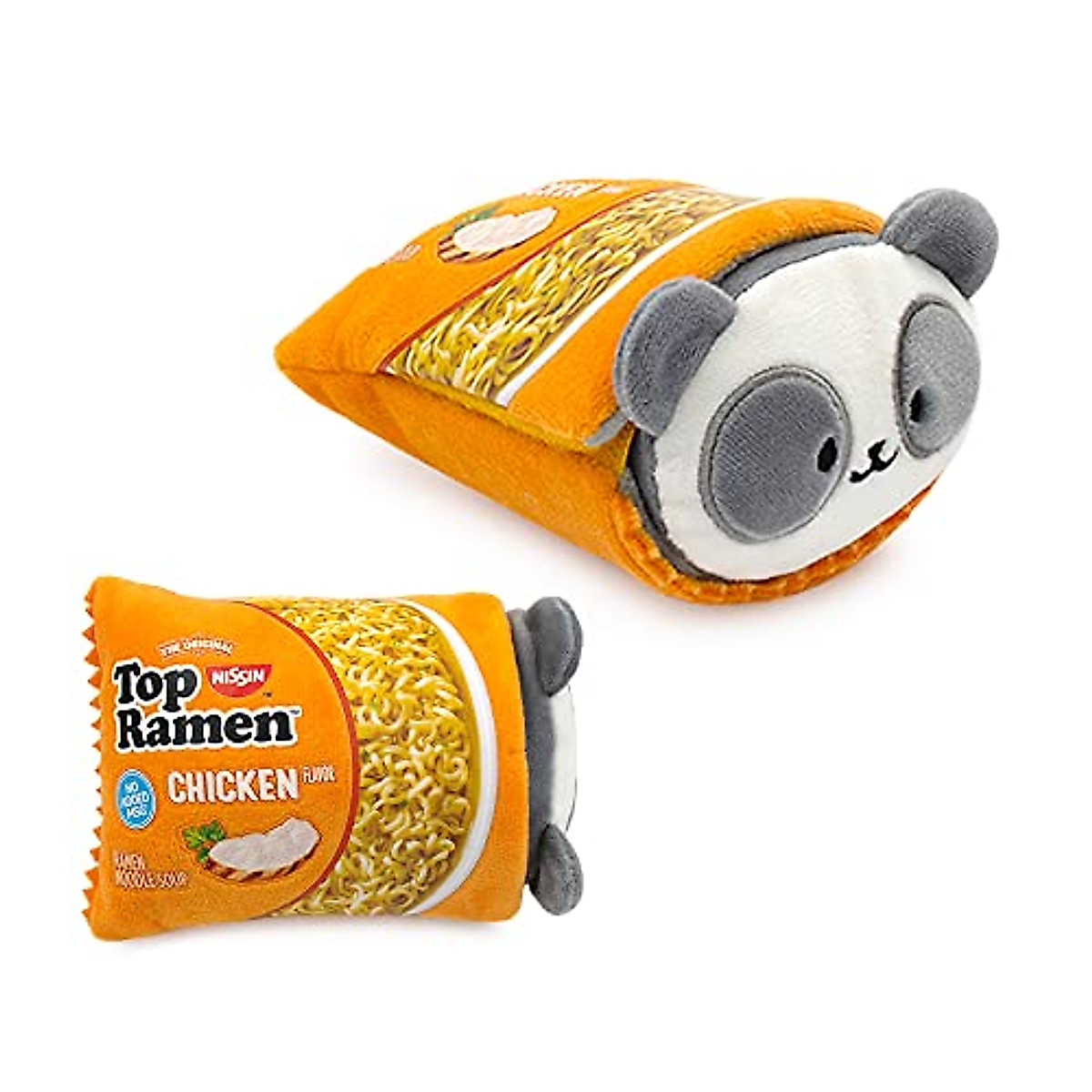 Anirollz x Nissin Top Ramen Cute Panda Character Squishy Stuffed Animal Plush Toy - Small (Pandaroll)