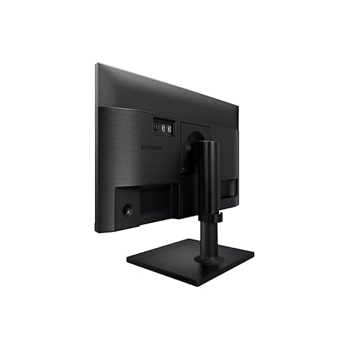 SAMSUNG FT45 Series 24-Inch FHD 1080p Computer Monitor, 75Hz, IPS Panel, HDMI, DisplayPort, USB Hub, Height Adjustable Stand, 3 Yr WRNTY (LF24T454FQNXGO),Black