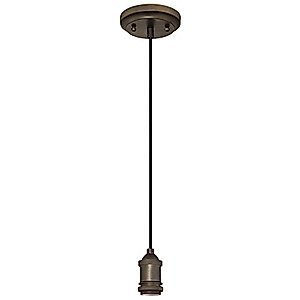 Westinghouse Lighting 6103200 Mini Pendant, Oil Rubbed Bronze