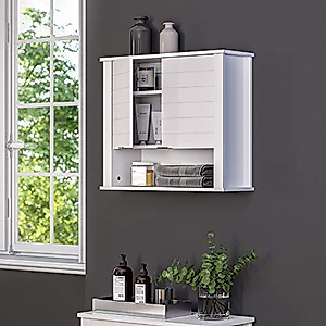 RiverRidge White Madison Collection 2-Door Wall Cabinet