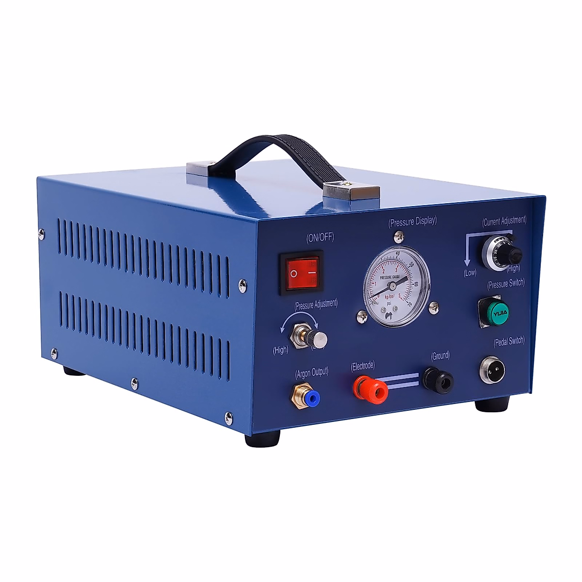 Adjustable Pulse Spot Welding Machine, 800W Jewelry Welder Argon Pulse Sparkle Spot Welder for Gold Silver Platinum