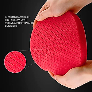 Red Finish Polish Pad, 1Pc 5 Inch Buffing Polishing Pads for 125mm Backing Plate Compound Buffing Sponge for Car Buffer Polisher Compounding, Polishing and Waxing