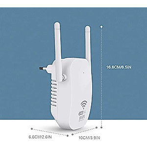 WiFi Extender, WiFi Extenders Signal Booster for Home WiFi Booster WiFi Repeater WiFi Range Extender Signal Booster up to 8000sq.ft, Wireless Internet Repeater 1200Mbps, Dual Band 2.4GHz/5GHz (1)