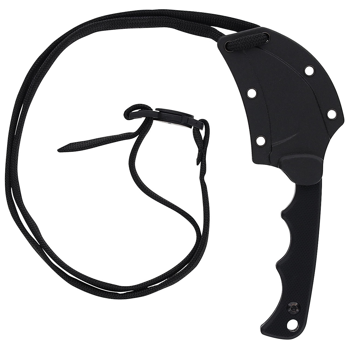 Smith&Wesson Accessories (8HT64) Smith & Wesson H.R.T Karambit Neck Knife 5.2 in Overall Length with 2 in Blade Length and Breakaway Lanyard