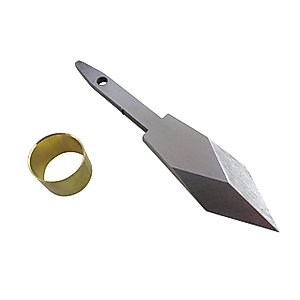 Narex 822391 Marking Striking Knife Kit with Dual Double Bevel Mn-V Blade Hardened to Hrc 61 and Brass Ferrule 822391