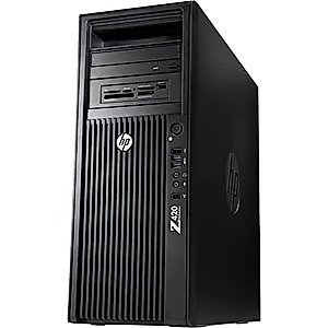 HP Z420 Workstation, Quad Core Xeon CPU upto 3.8GHz CPU, 16GB DDR3 RAM, New 240GB SSD & New 1TB HDD, Windows 10 Pro, USB 3.0, Nvidia Quadro 2000 1GB Video Card, WiFi (Renewed)
