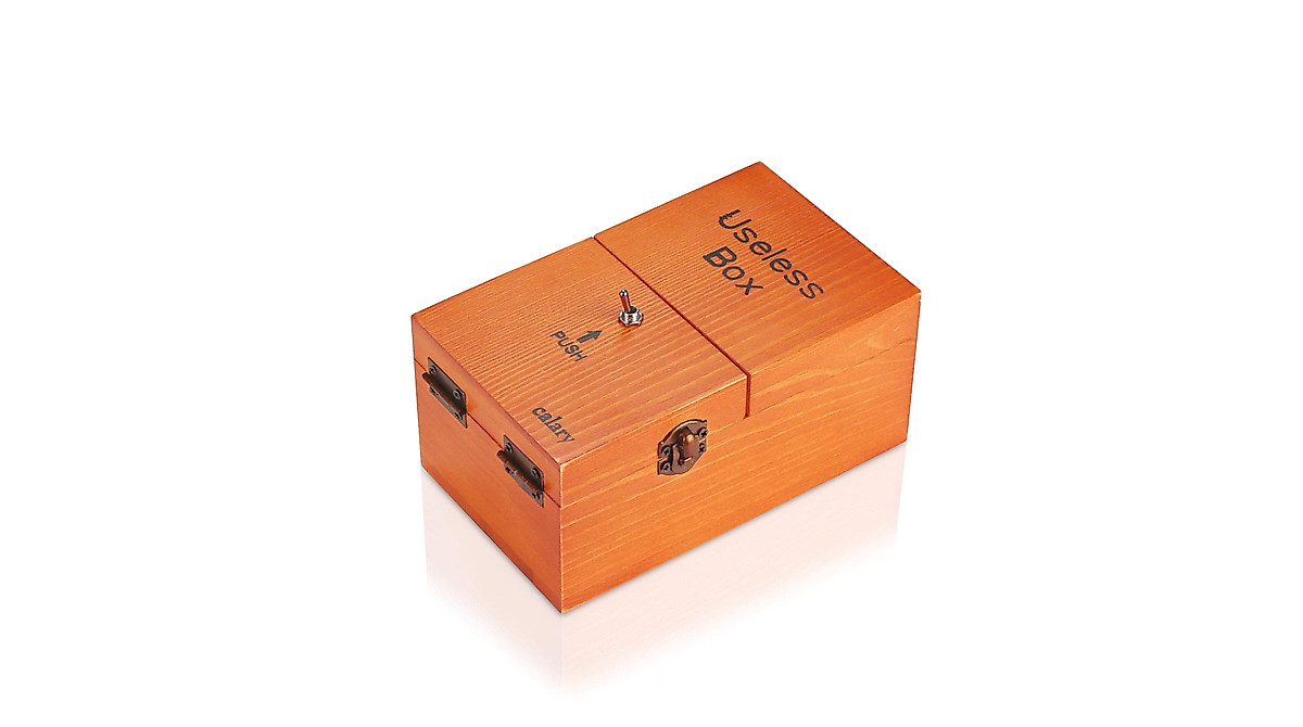 Calary Useless Box: Fun Stress Reliever & Unique Gift