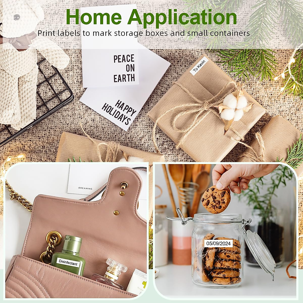 Labelife Label Tape Replace for DYMO LetraTag Label Maker Refills 91330 10697 Black on White Paper Label Refill for DYMO LetraTag LT-100H LT-100T 200B QX50, 12mm x 4m (1/2 Inch x 13 Feet), 6-Pack