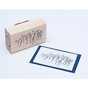 Many Ghosts Rubber Stamp, Halloween Theme