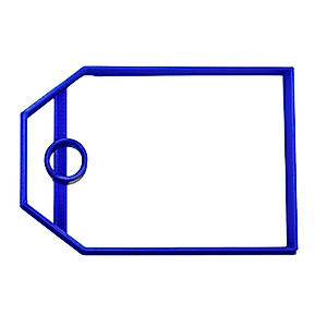 HANG TAG SHAPE GIFT PERSONALIZE PRESENT DECORATE COOKIE CUTTER MADE IN USA PR711