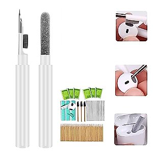 Airpod Cleaner Kit,Earbuds Cleaning Pen for Airpods Pro 1 2 Generation Earphones Case Headphone Multi-Function Pen Brushes Putty Tool for Phone Speaker Compatible iPhone Charging Lightning Port Hole