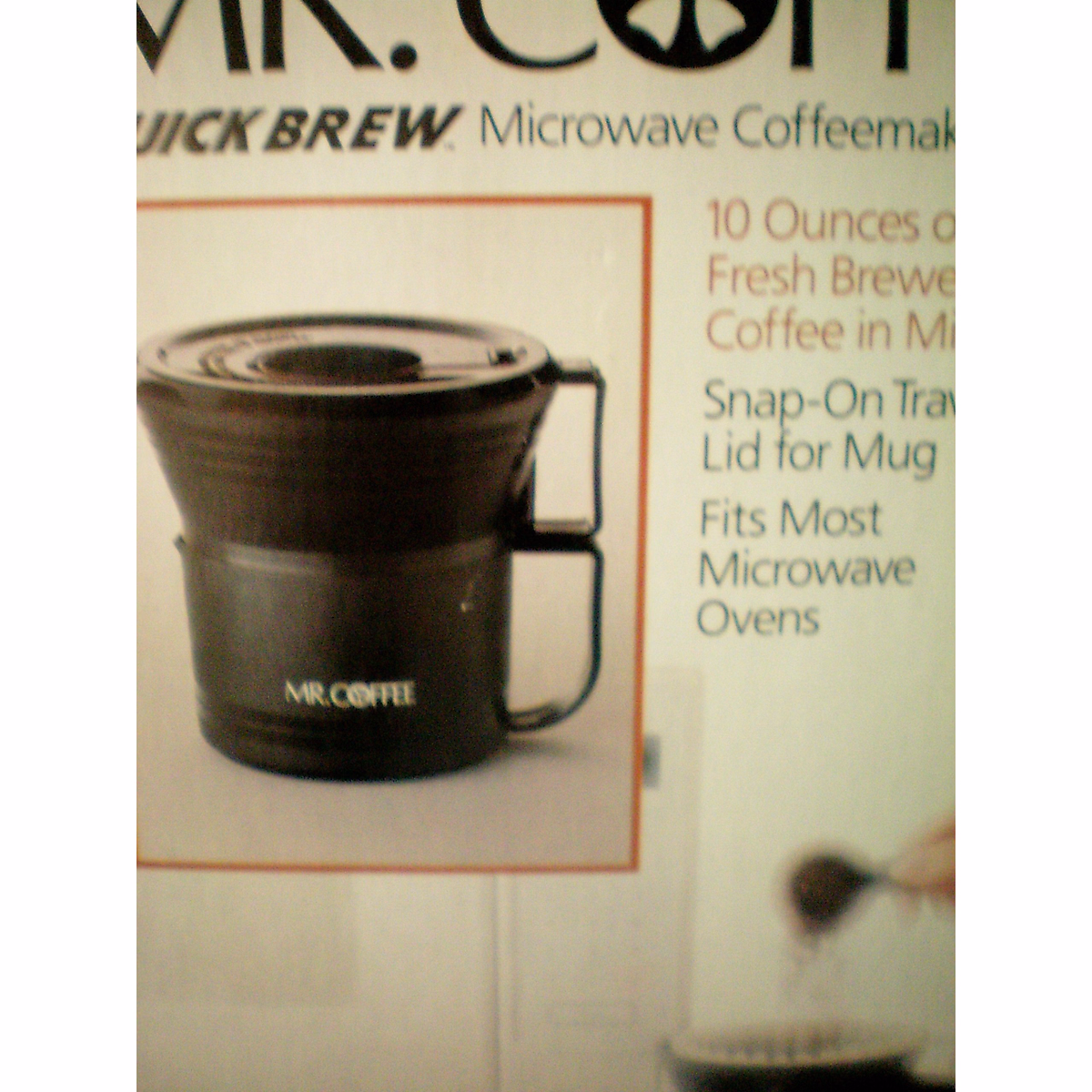 Mr. Coffee Quick Brew Personal Coffee Maker -- 10 ounces of fresh brewed coffee in minutes -- Snap-on Travel Lid for Mug
