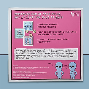 Hasbro Gaming Sweet Existence, A Strange Planet Family-Friendly Party Card Game Inspired by The Webcomic and Books by Nathan W. Pyle, for Ages 13 and Up