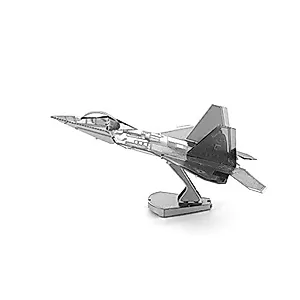 Metal Earth F-22 Raptor Airplane 3D Metal Model Kit Fascinations