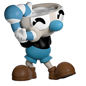 Youtooz Mugman Vinyl Figure 3.7" Inch, Mugman Action Figure, Cuphead and Mugman Vinyl Toys Cuphead Collection Based on Cuphead Games