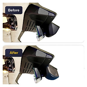 Fitcamx Amazing OEM Look Car DVR Video Recorder WiFi 2160P Contorl by APP Dash Cam Compatible with BMW X7 G07 1st Gen Facelift 2023 2024 (Color : Black, Size : 4K Front Cam 64GB)