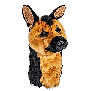 Daphne's Headcovers German Shepherd Driver Headcover | Premium Driver Headcovers | Funny Golf Club Covers | Stylish Protection for Your Clubs | Men's Golf Gear | Driver Headcover for Men and Women