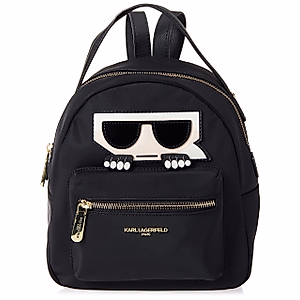 Karl Lagerfeld Paris Women's Amour Small Backpack, Black, One Size