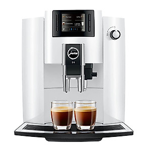 Jura E6 Automatic Coffee Center (Piano White)