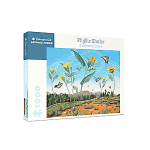 Pomegranate 1000-Piece Jigsaw Puzzle for Adults, Phyllis Shafer's Swallowtail Dance, Matte Finish, Snug Fit