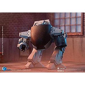 Hiya Toys Robocop: Battle Damaged ED-209 1:18 Scale Action Figure, Multicolor