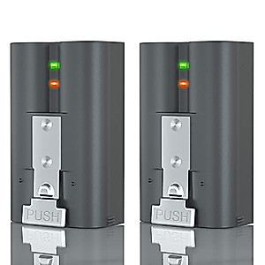 2 Packs 6040mAh Replacement Battery Compatible with Ring- Doorbell Camera 2/3/4, Spotlight Camera, 3.65V Rechargeable Upgraded Lithium-ion Batteries Quick Release