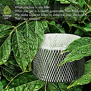 PURIFIZE LIFE Premium Replacement Wick Filter for Holmes Humidifier HWF62, HWF62S HWF62D Filter A and Other Sunbeam Cool Mist Models (3 Pack)