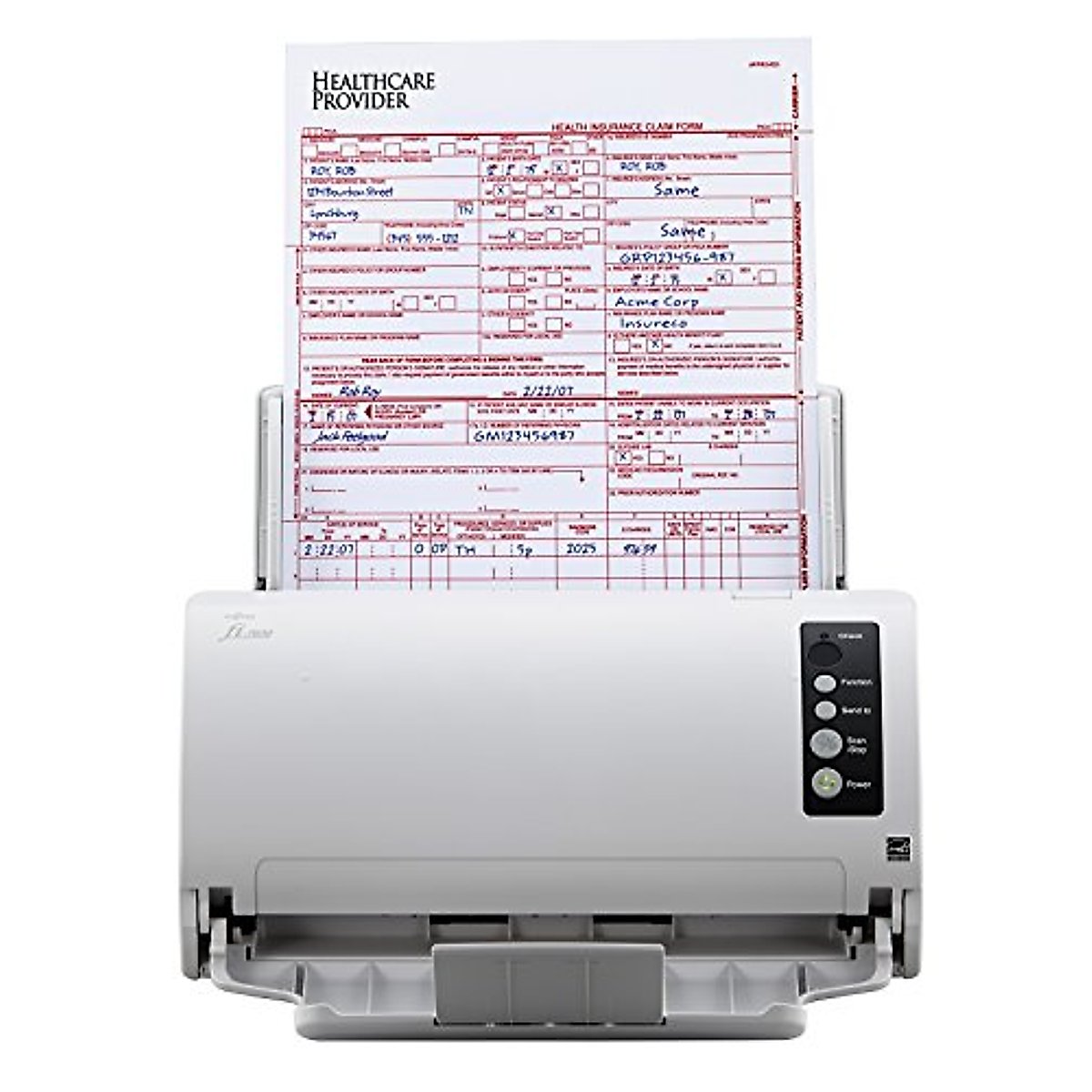Fujitsu fi-7030 Value-Priced Front Office Color Duplex Document Scanner with Auto Document Feeder (ADF)