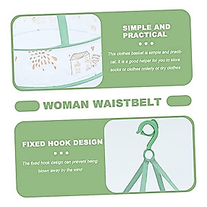 OFFSCH 1pc Clothes Basket Clothes Drying Rack Hanging mesh Drying Rack Collapsible Drying Rack for Clothes Makeup Towels Drying Basket Laundry Hanging Basket Earth Tones Polyester