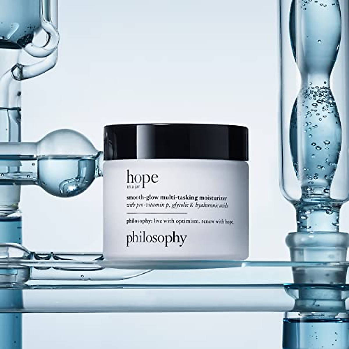 philosophy renewed hope in a jar smooth glow multi-tasking moisturizer, 4 Fl. Oz.