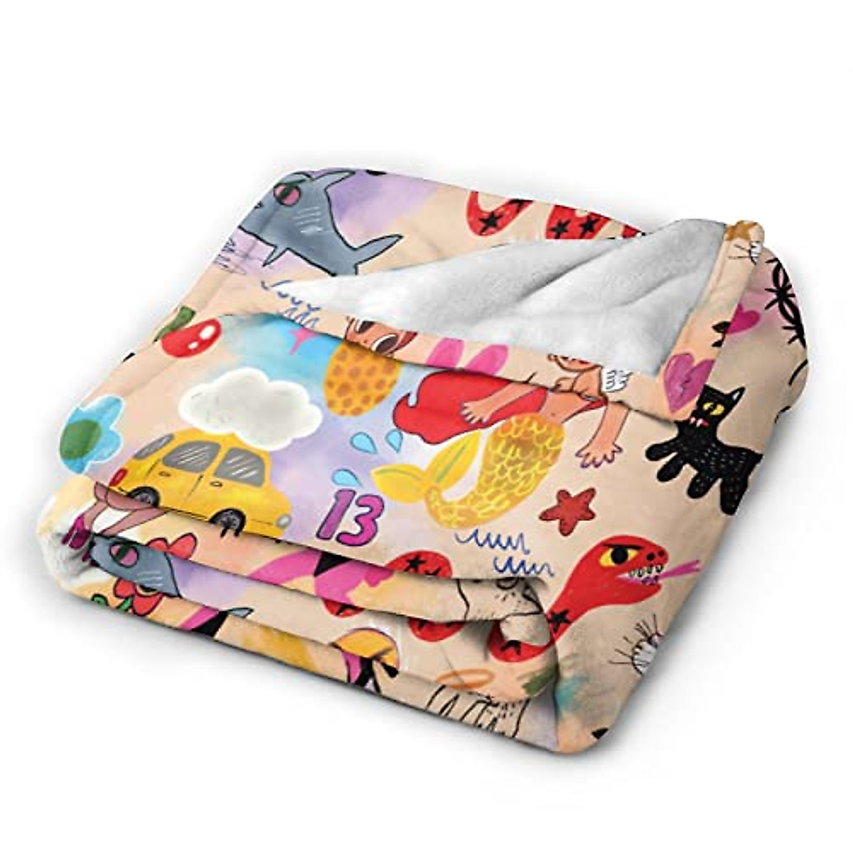 Blanket Ultra Soft Fleece Blankets Lightweight Flannel Throw Blankets for Sofa Couch Living Room