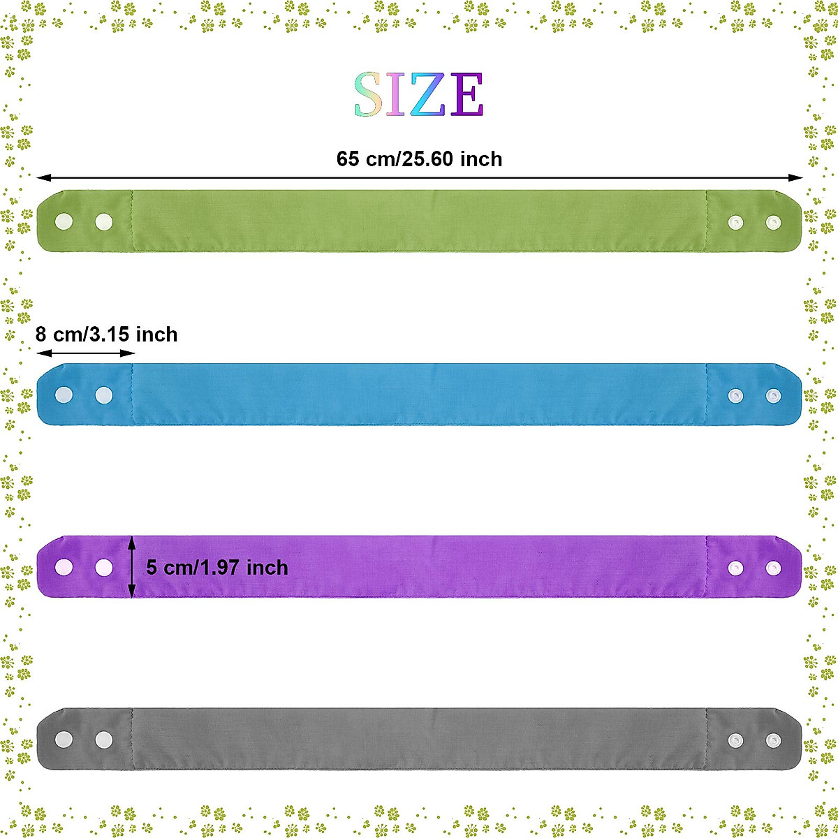 Cooling Neck Wrap Summer Cooling Scarf Cool Scarf Neck Wrap Headband Bandana (blue, purple, gray, green, 4)