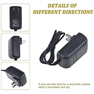 K-MAINS Compatible 9VDC AC Adapter Power Cord Replacement for Atari Flashback 2 Classic Game Console Flash Back