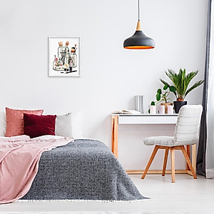 Stupell Industries Fashion Brand Makeup In Mason Jars Glam Design Framed Giclee Art Design by Ziwei Li