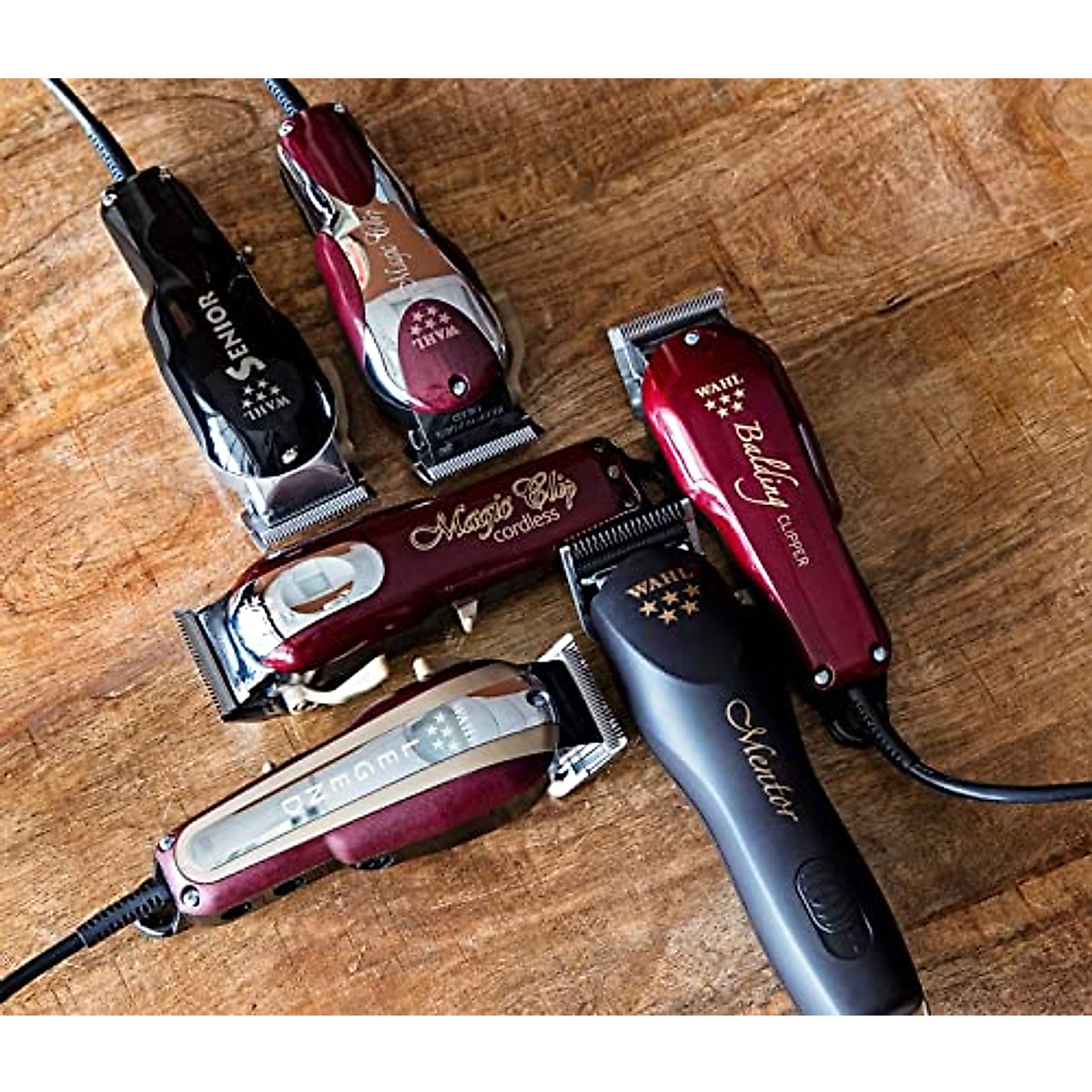 Wahl Professional 5-Star Balding Clipper with V5000+ Electromagnetic Motor and 2105 Balding Blade for Ultra Close Trimming, Outlining and for Full Head Balding for Professional Barbers - Model 8110