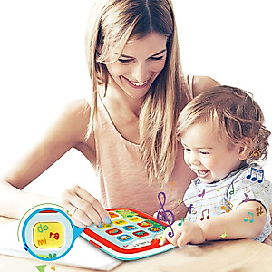 HISTOYE Baby Tablets Toys for 1 Year Old Boys Girls Gifts Toddler Toys Age 1-2 Educational Musical Toys Baby Toys 12-18 Month Toys for 1 2 3 Year Old ABC 123 Sounds Learning Toys