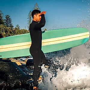 Seaskin Surfing Wetsuit for Mens Womens 3/2mm Chest Zip GBS Full Wetsuit