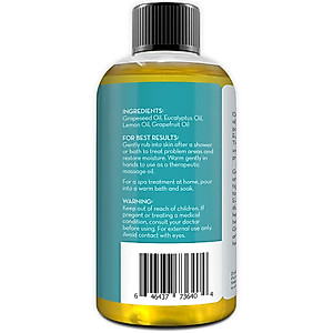 Pure Body Naturals Anti Cellulite Massage Oil, 8 fl oz | 100% Natural Cellulite Remover Oil for Thighs and Butt Firming | Chemical Free Body Oil for Skin Tightening and to Reduce Stretch Marks