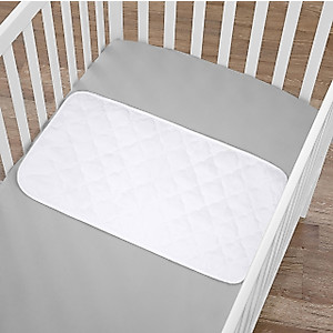 American Baby Company Ultra Soft Microfiber Quilted Waterproof Multi-Purpose Changing Table Pad Liners, 13" X 27", 2 Count