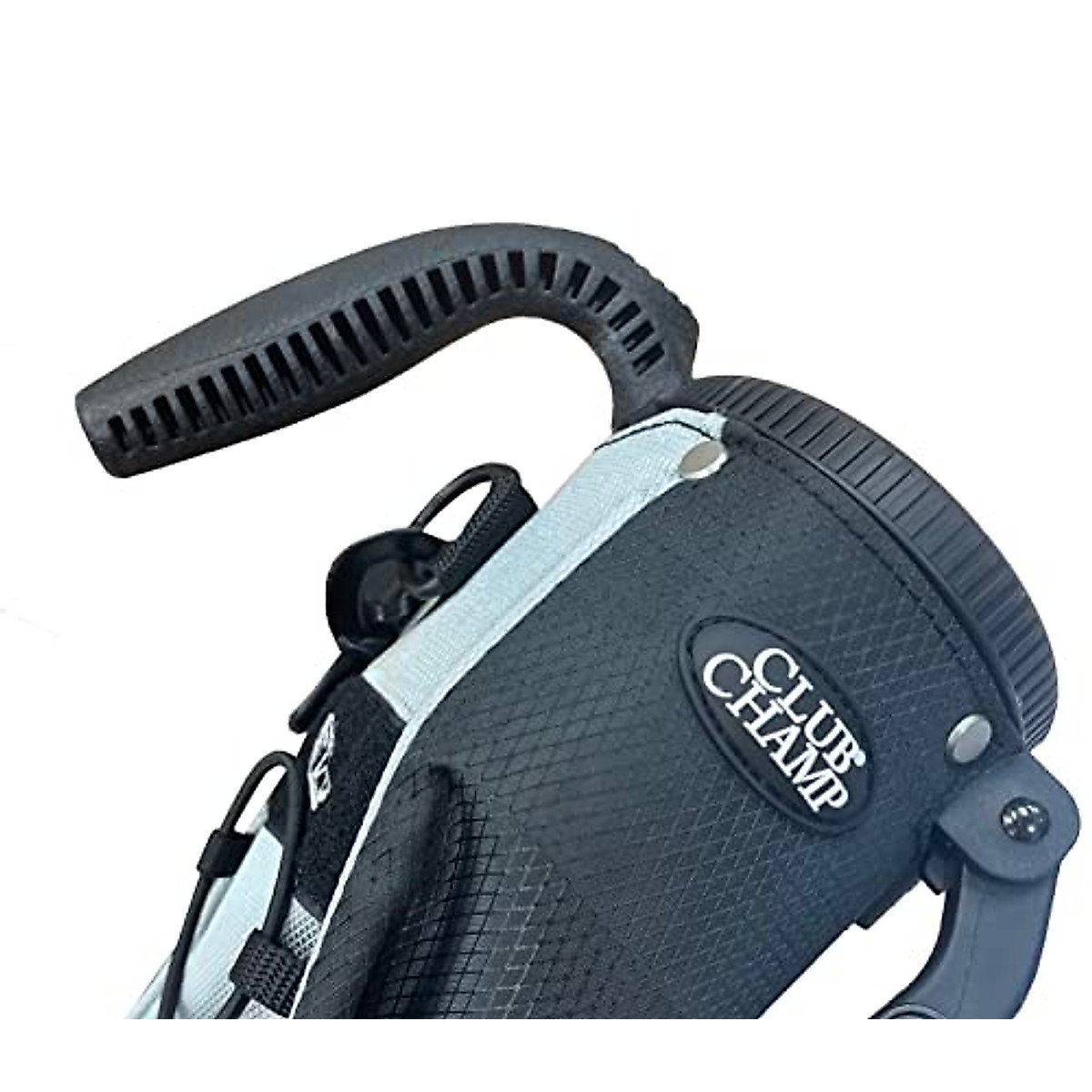 JEF WORLD OF GOLF JR1256 Pitch & Putt Sunday Bag with Stand & Handle, Black