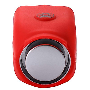 Loud Bike Horn, 120db Electric Bell Waterproof Cycle Horn with 4 Colors for Kids, Adults, Road and Mountain Bike(Red)