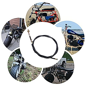 67" Rear Drum Brake Cable Coleman CT200U CT200U-EX BT200X for Baja Mini Bike ATV/ATC Dirt Mb165 Mb200 5.5/6.5hp 196cc 200cc Doodlebug Bike ATV Scooter Parts