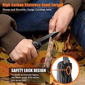 Gifts for Dad from Daughter, Fathers Day Birthday Gifts for Dad, Pocket Knife for Stocking Stuffers, Multitool Gadget for Christmas Dad Gifts, Stocking Stuffers for Dad