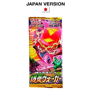 (1pack) Pokemon Card Game Sword & Shield Blast Walker Japanese.ver (5 Cards Included)