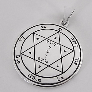 Moonlight Mysteries Sterling Silver Second Pentacle of Mars Talisman for Health