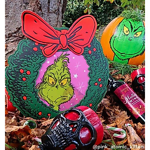 Loungefly Dr. Seuss Grinch Christmas Wreath Crossbody Bag