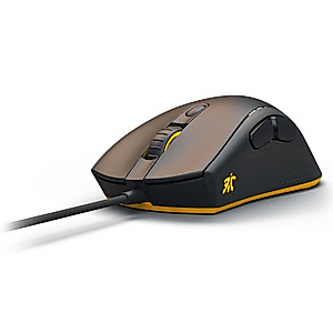 Fnatic Clutch 2 Pro Gaming Esports Mouse (Pixart Optical Sensor with 12,000 CPI, 6 Buttons, Mechanical Mouse Switches, Multi-Color RGB Backlit, Right Handed) – Black