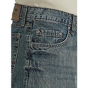 Wrangler Authentics Men's Relaxed Fit Boot Cut Jean, Tinted Mid Shade, 38W x 30L