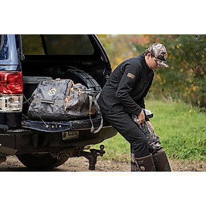 ScentLok Bowhunter Elite:1 Trek Merino Wool Base Layer Thermal Pants for Men (Blackout, Large)